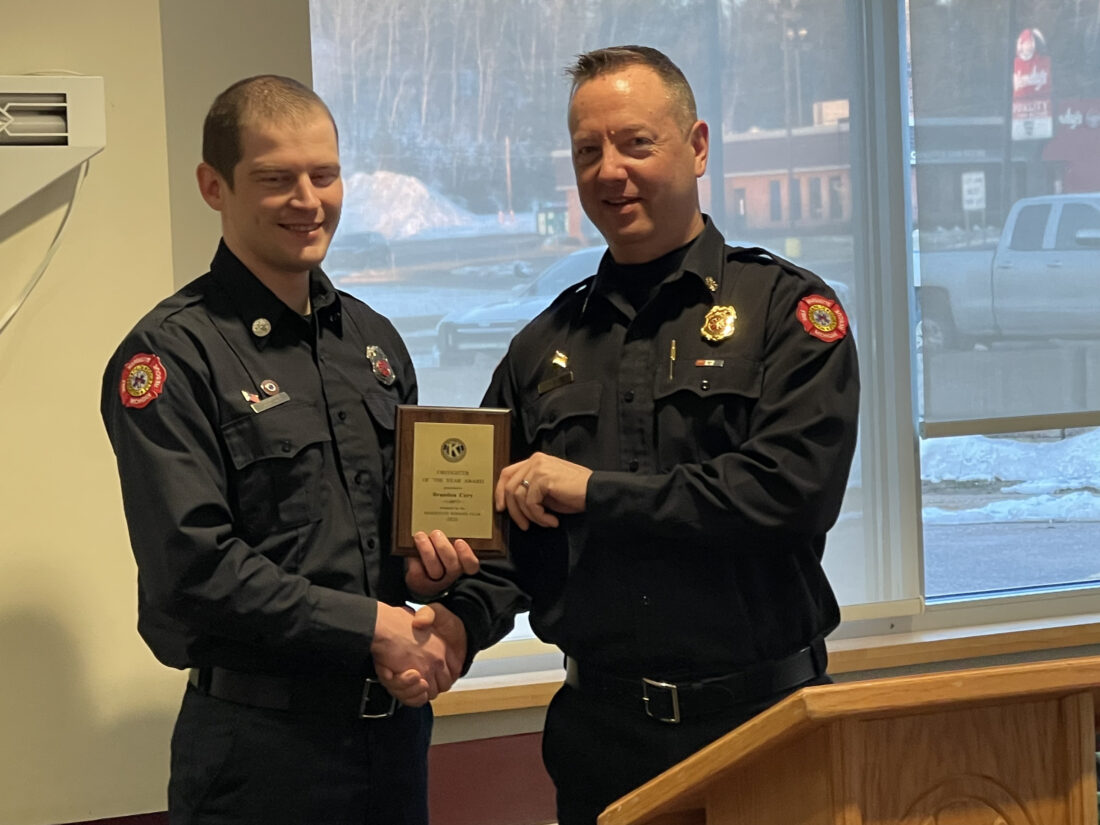 Cory named 2023 Kiwanis Firefighter of the Year | News, Sports, Jobs - The Mining Journal